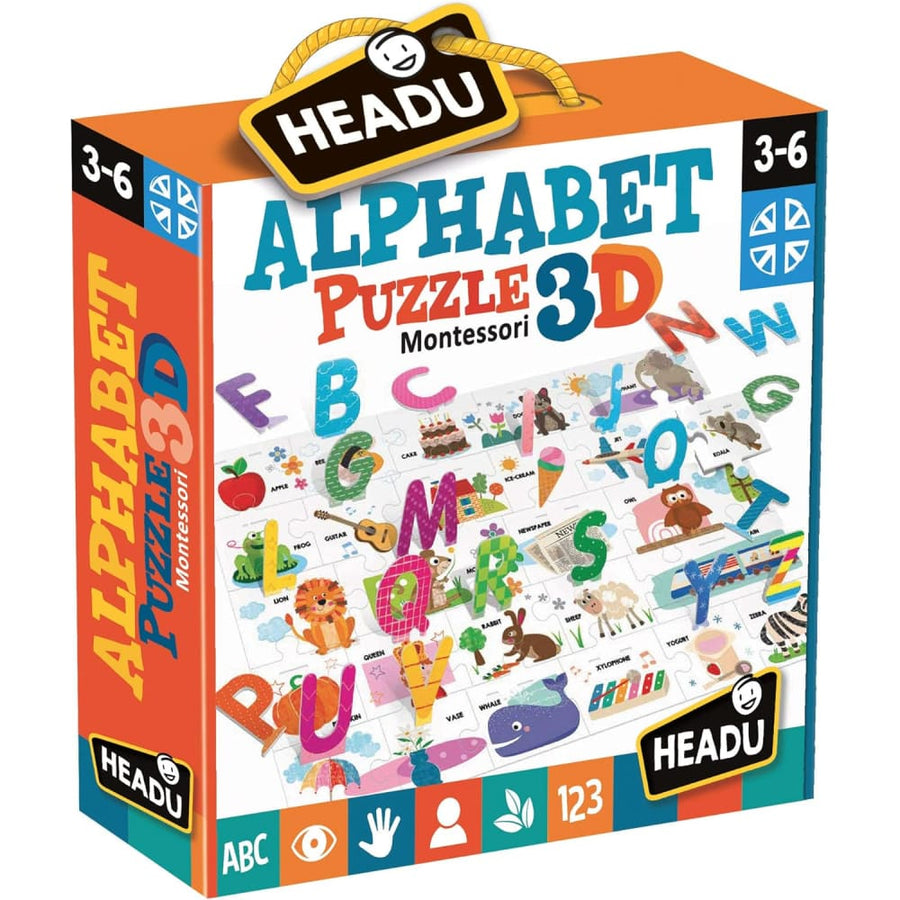 Montessori Alphabet Puzzle 3D · BrightMinds UK