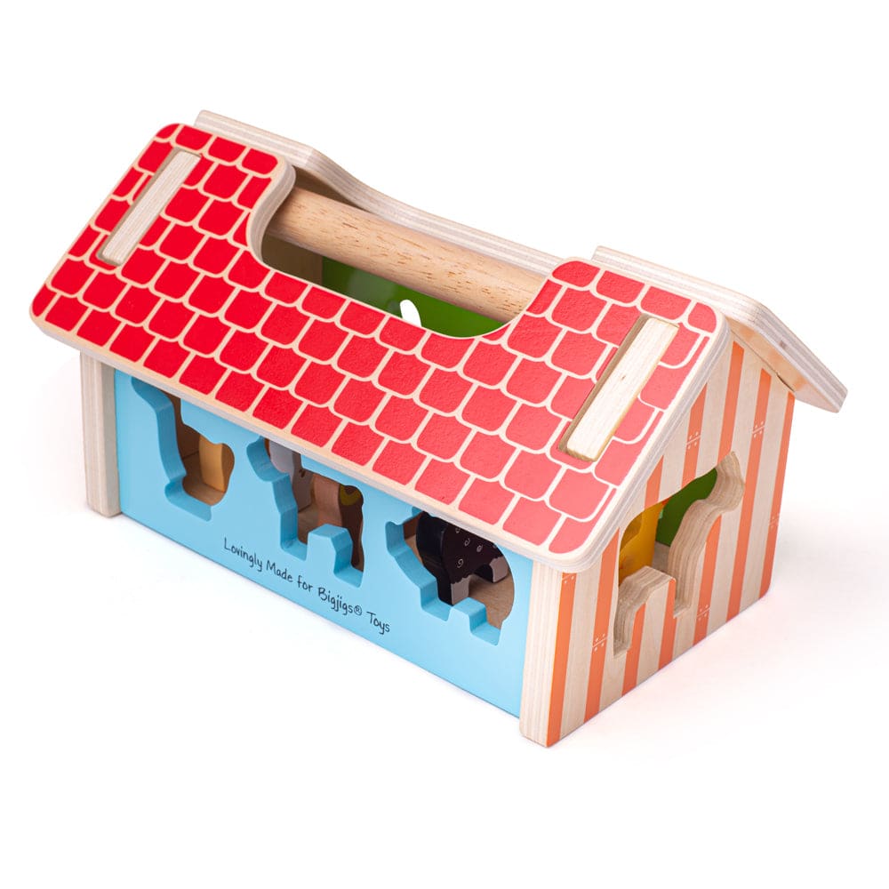 Farmhouse Shape Sorter Toy