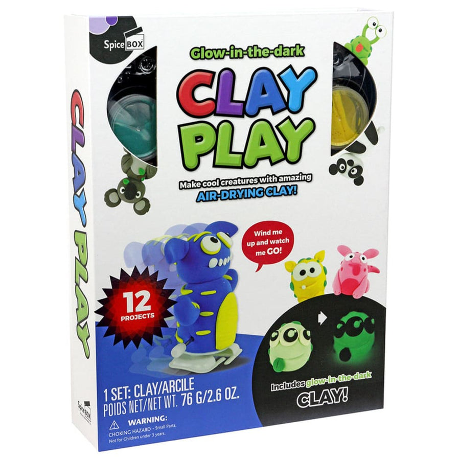 Make & Play Clay Glow in the Dark · BrightMinds UK