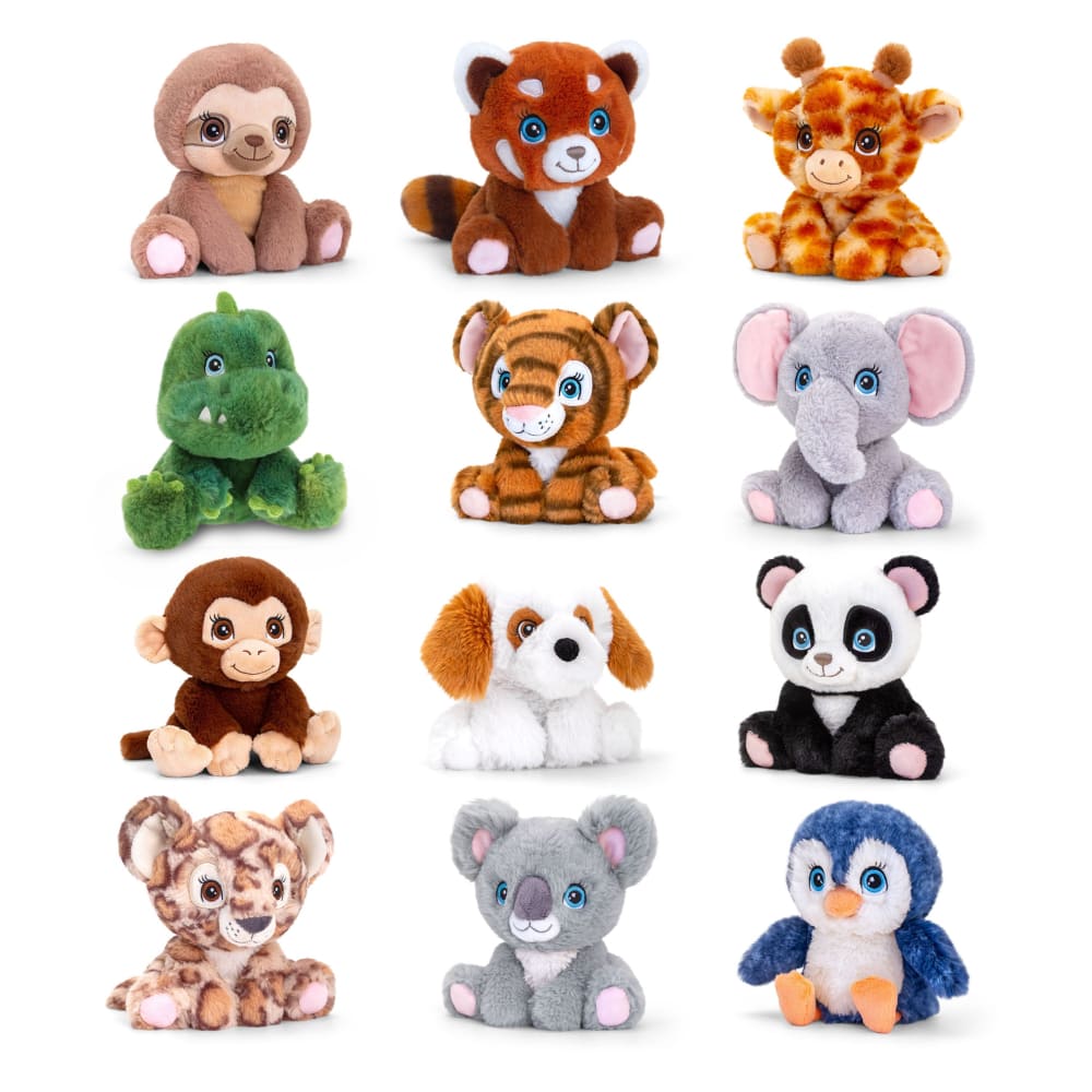 Recycled Plush Adoptable Animals 25cm · BrightMinds UK