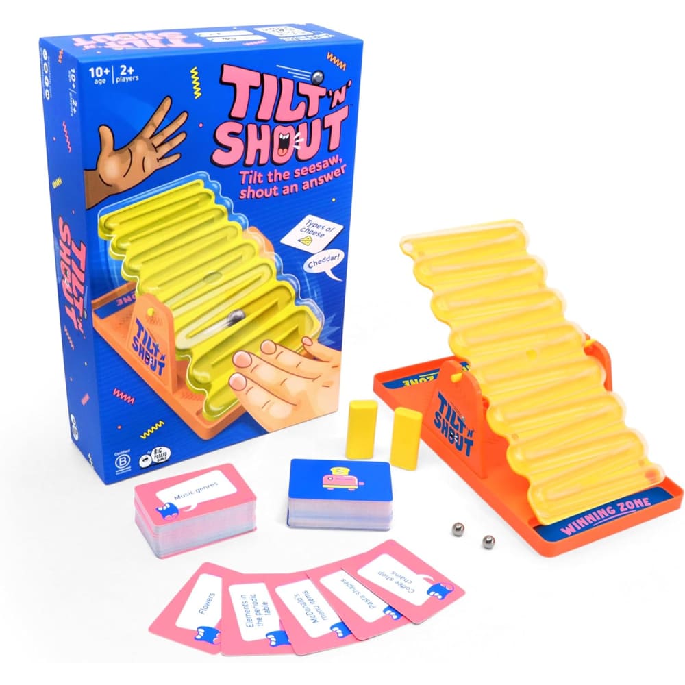 Tilt 'n' Shout Family Board Game · BrightMinds UK
