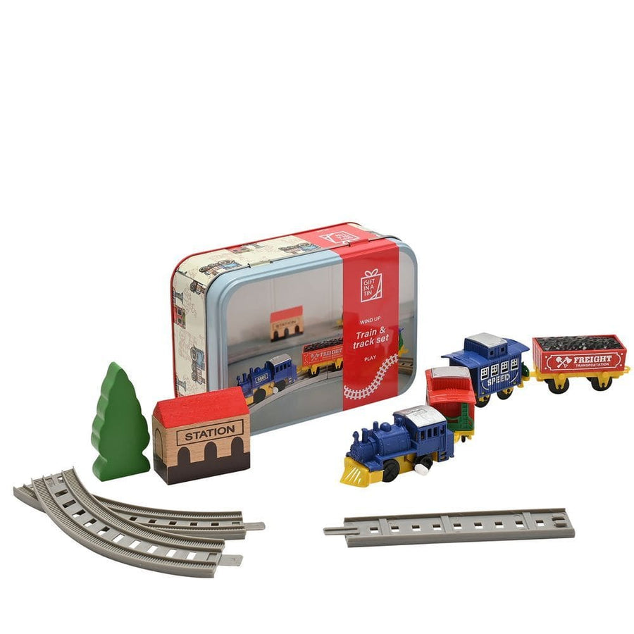 Wind Up Train Set Kit in a Tin · BrightMinds UK