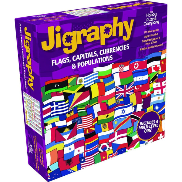 Happy Puzzle Jigraphy Flags Map | Happy Puzzle Company | BrightMinds UK